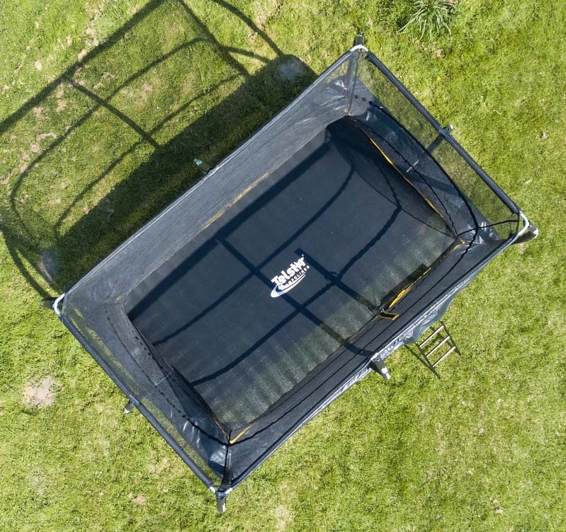 7.5ft x 10ft Telstar Trampolines Elite Rectangle Trampoline Package ...